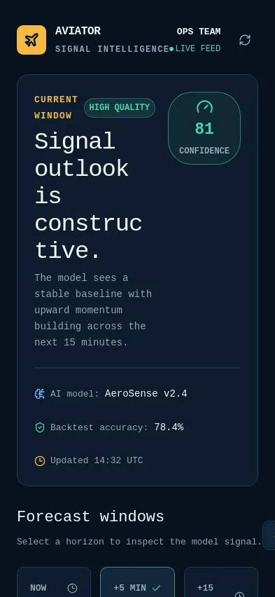 Aviator Signal Predictor