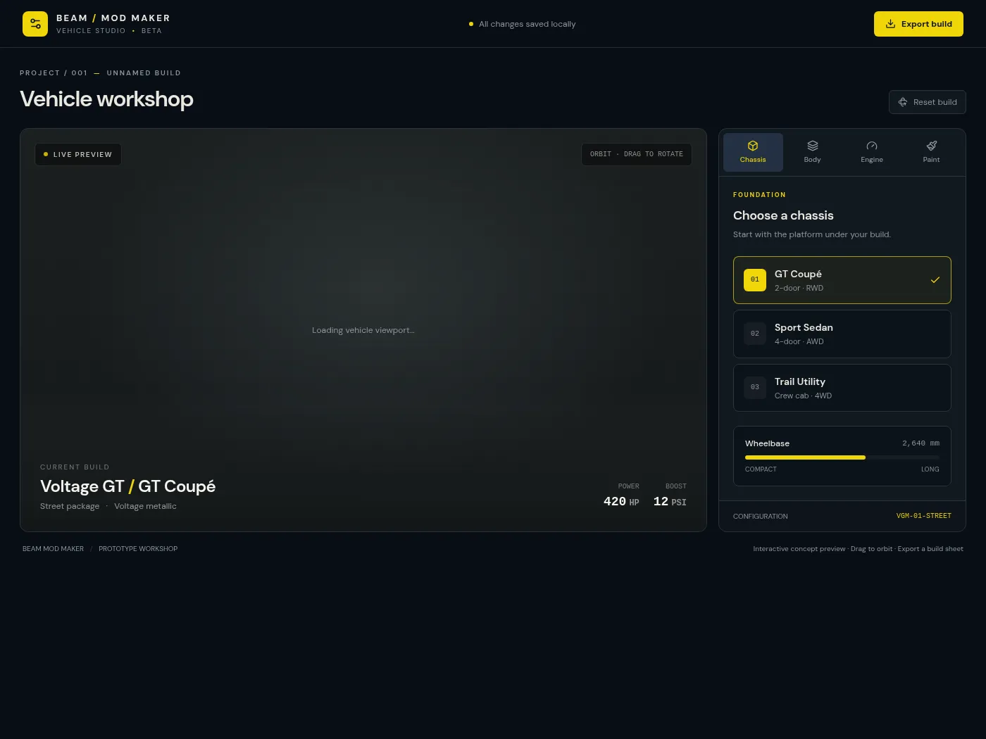 Beam Mod Maker