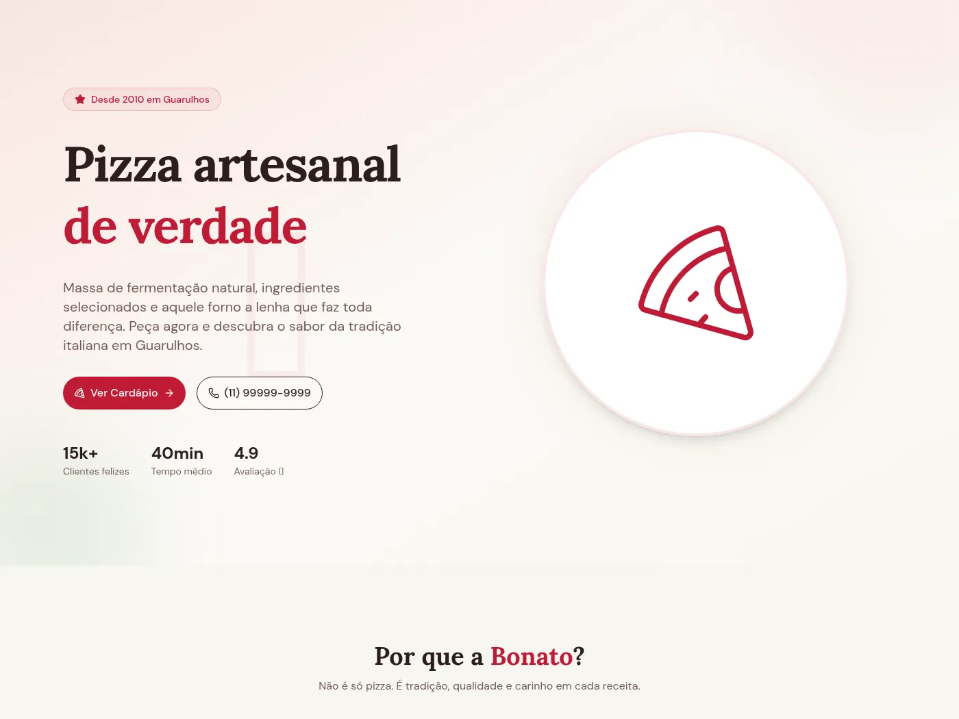 Bonato Smart Pizzeria CRM