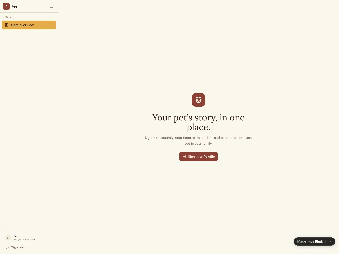 Pet Health Tracker