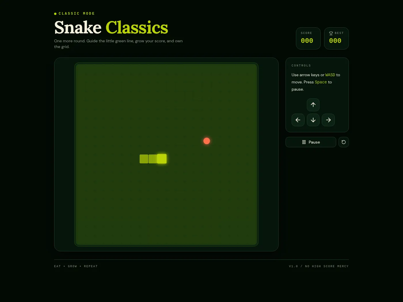 Snake Game Classics