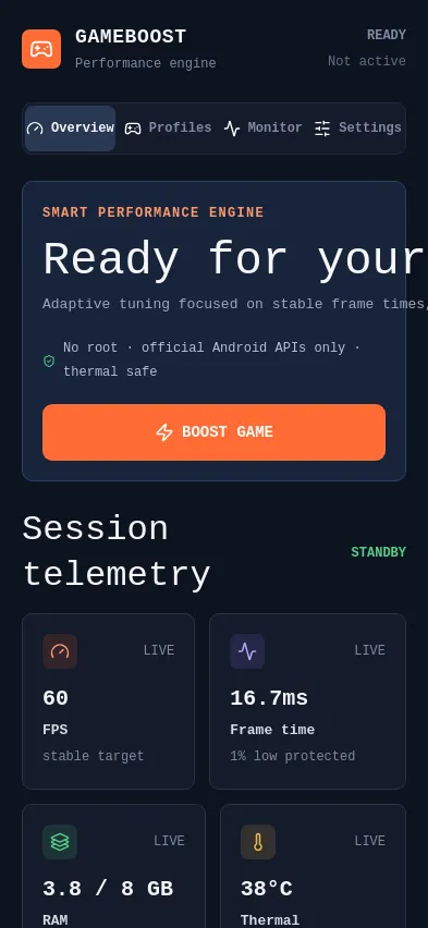 GameBoost Engine