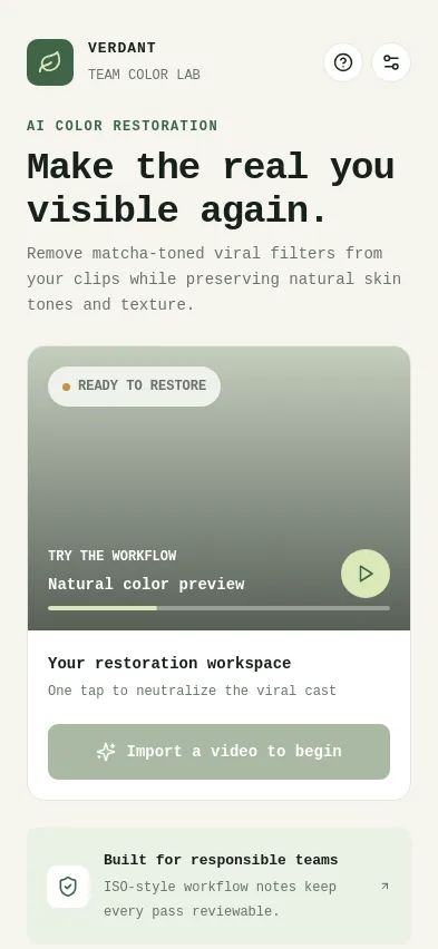 Matcha Filter Remover