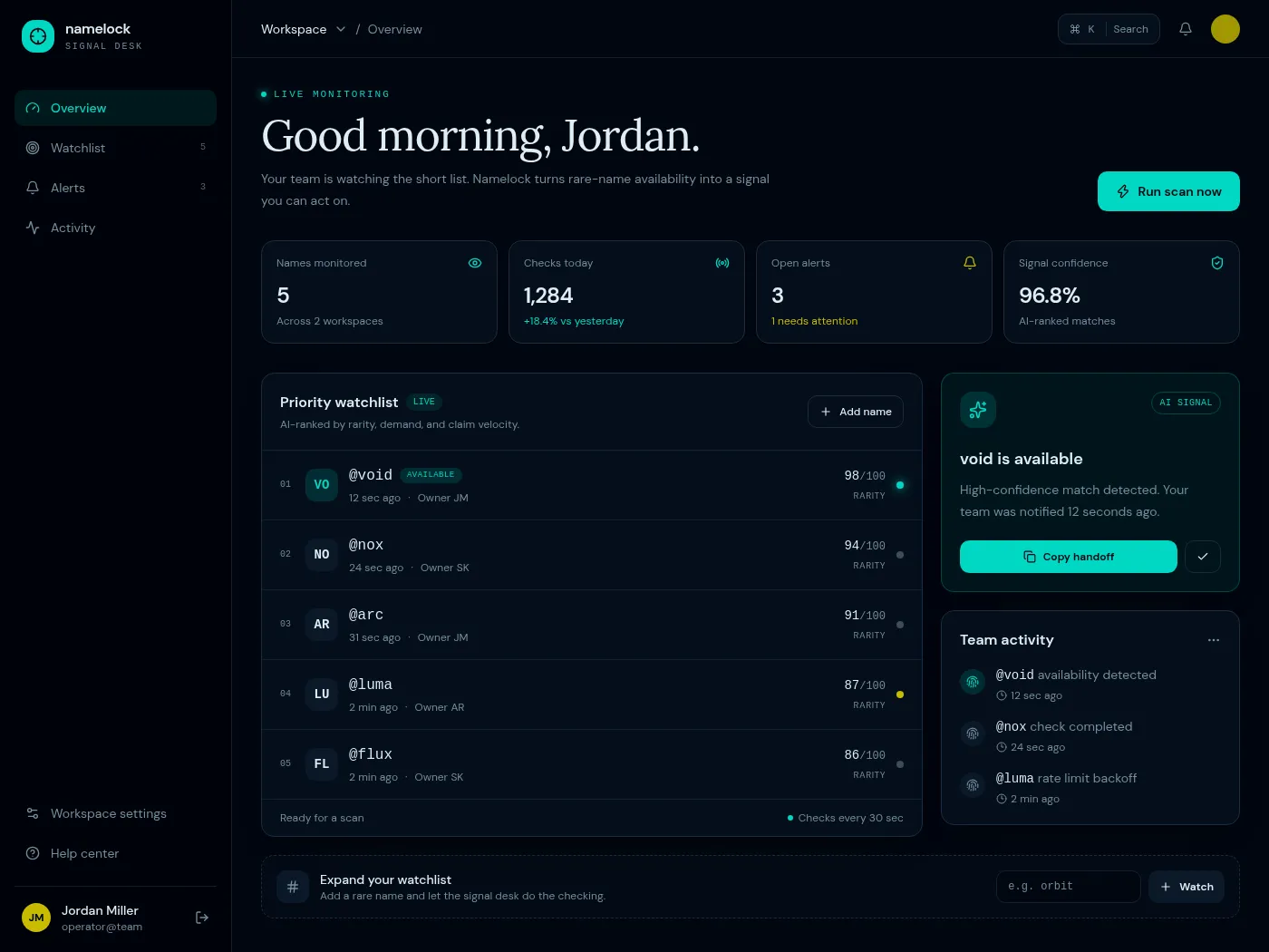 Discord Name Sniper