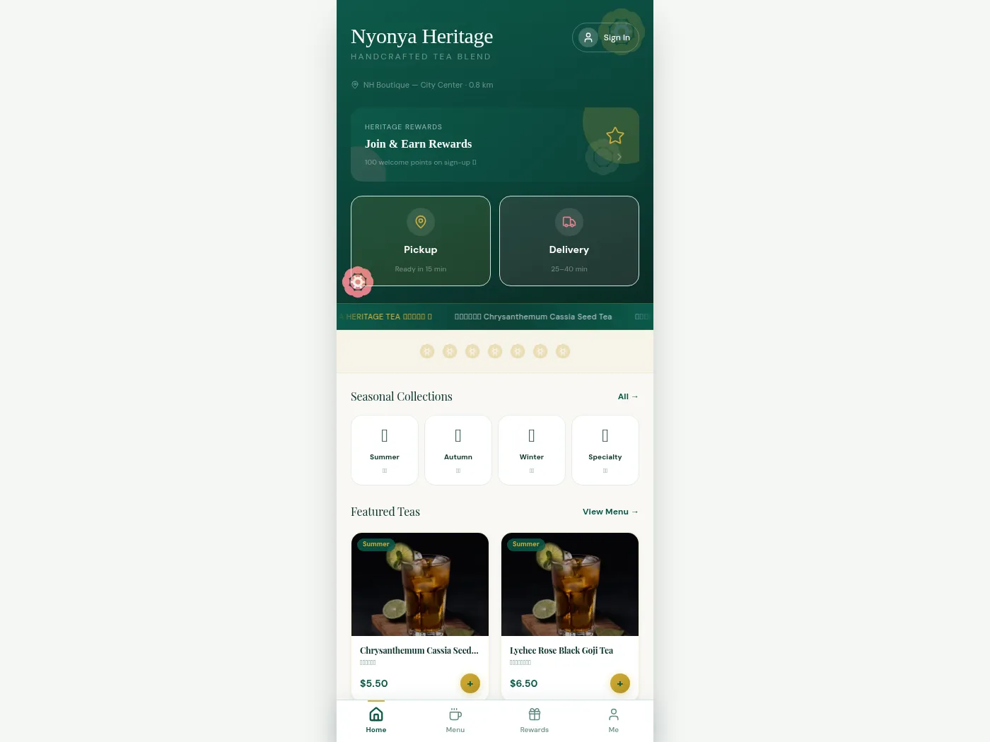 Nonyaheritage Coffee Order App