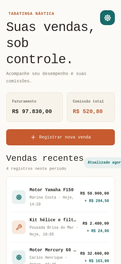 Vendas Náutica Tabatinga