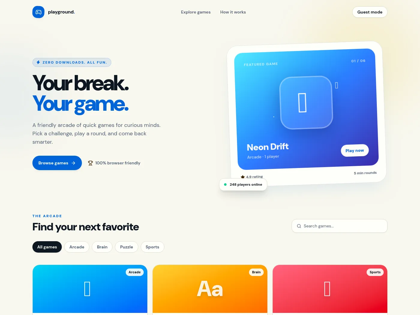 School Game Portal