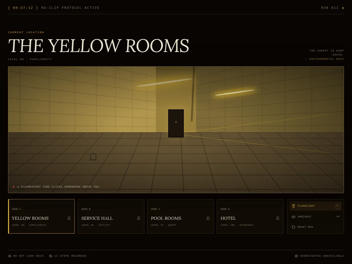 Backrooms Maze Game