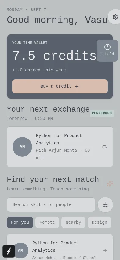 SkillSwap Mobile