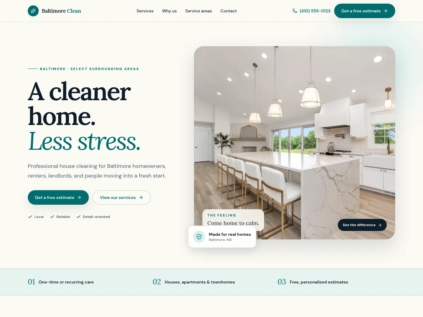 Baltimore Clean Homes Site