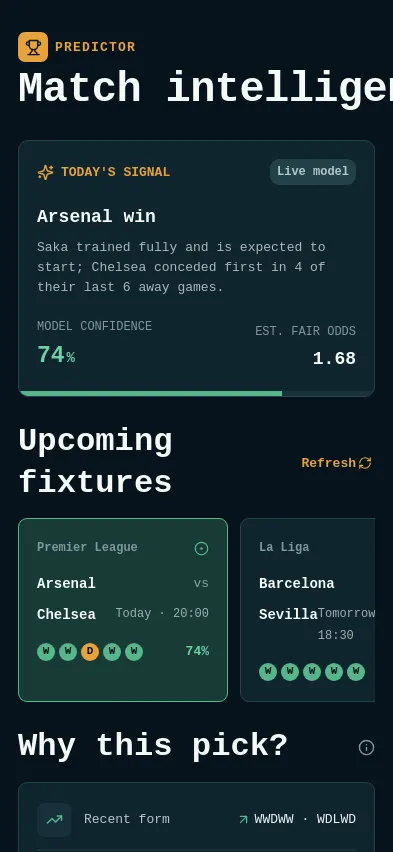 SoccerPredict AI
