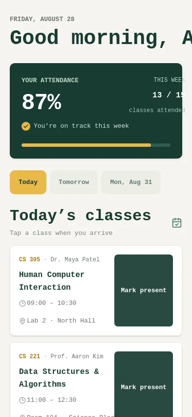 EduAttend Mobile