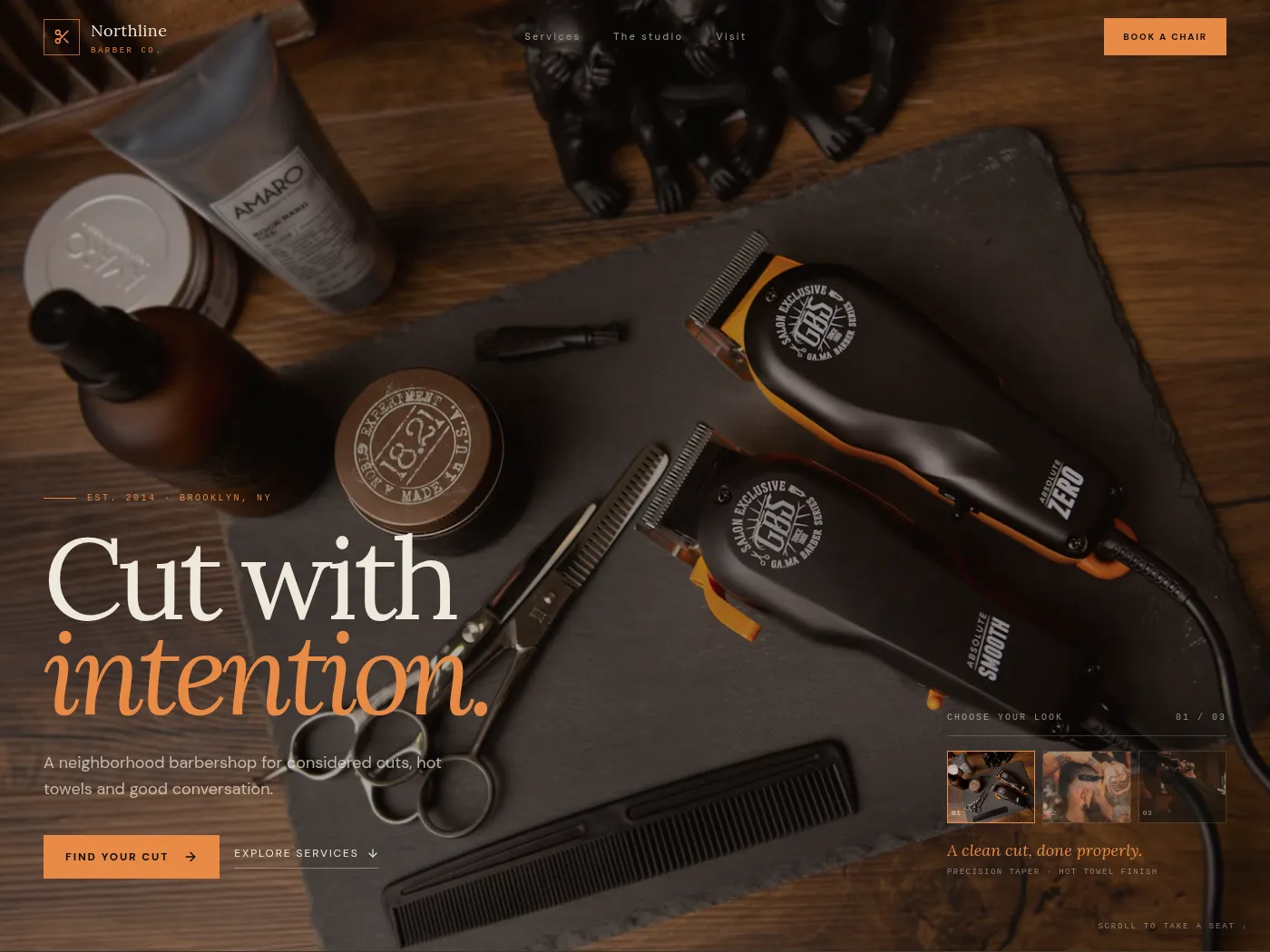Barber Shop Website
