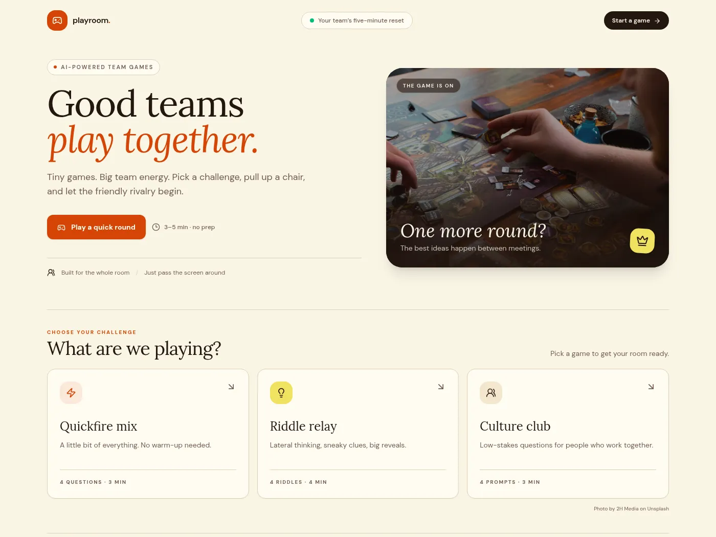 Instant AI Game Hub