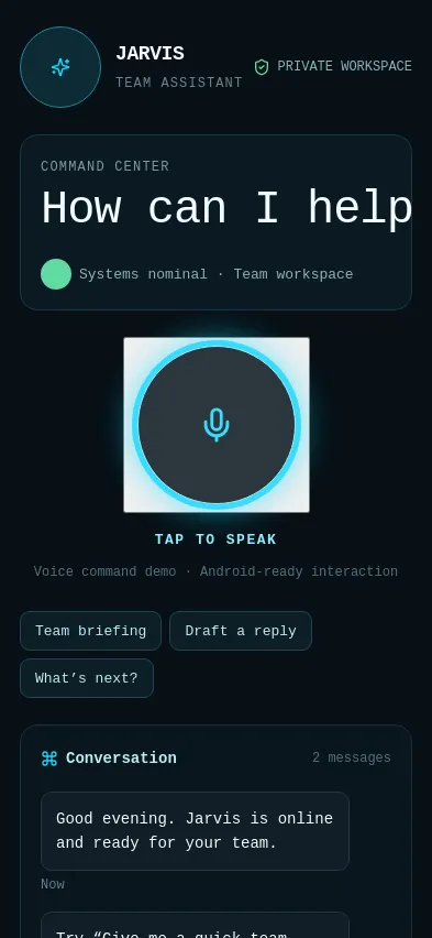 Jarvis Android Assistant