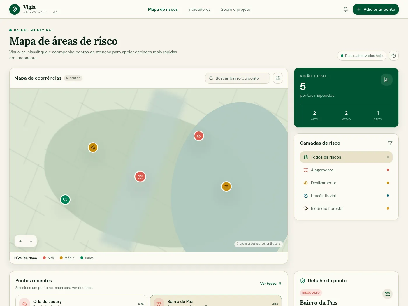 Itacoatiara Risk Mapper