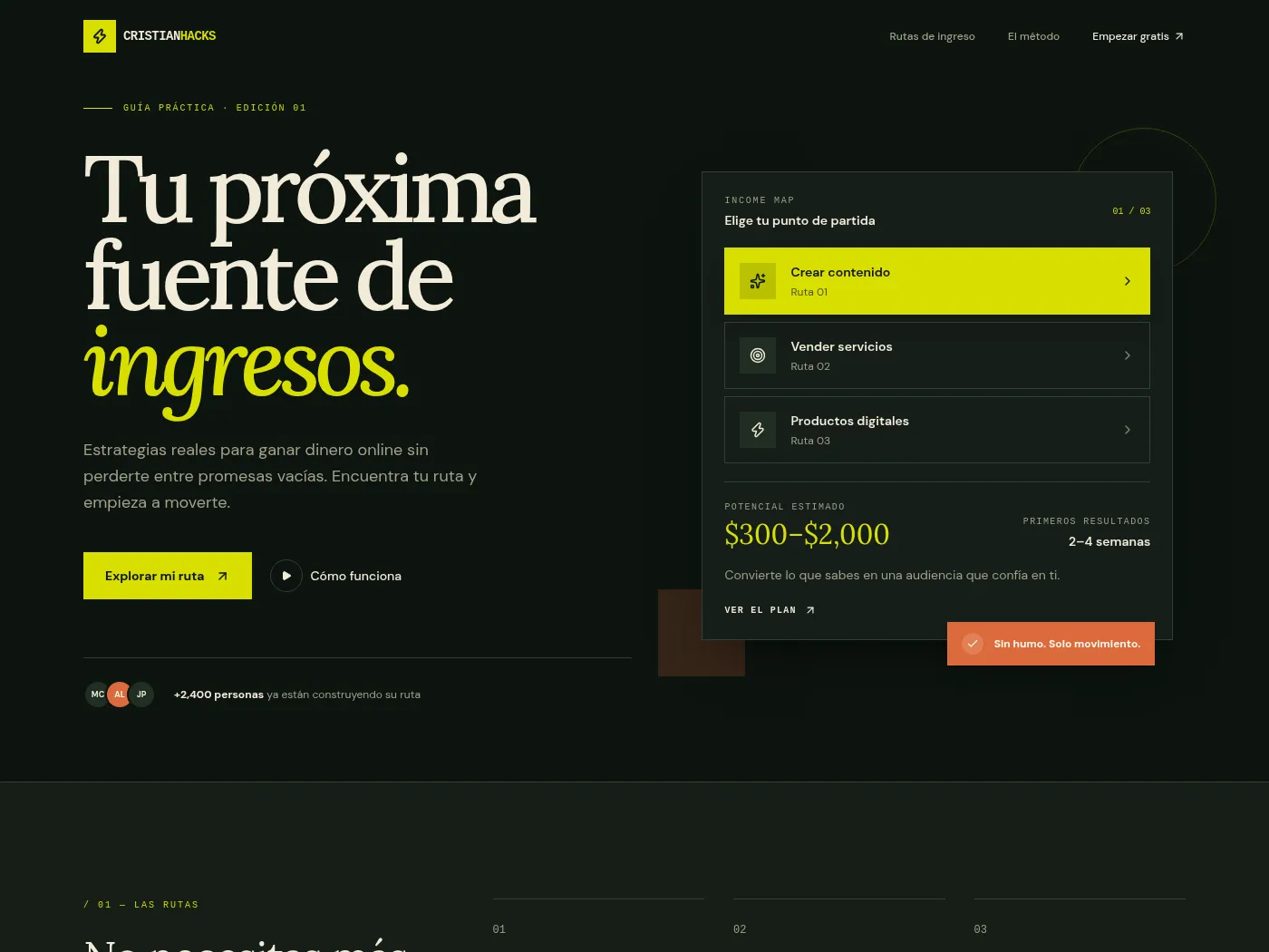 CristianHacks Income Portal