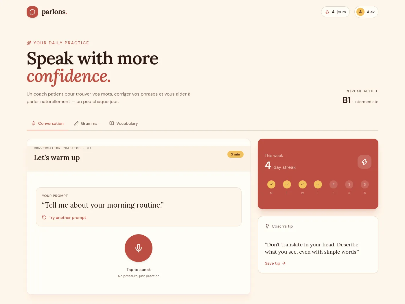 AI English Speaking Coach