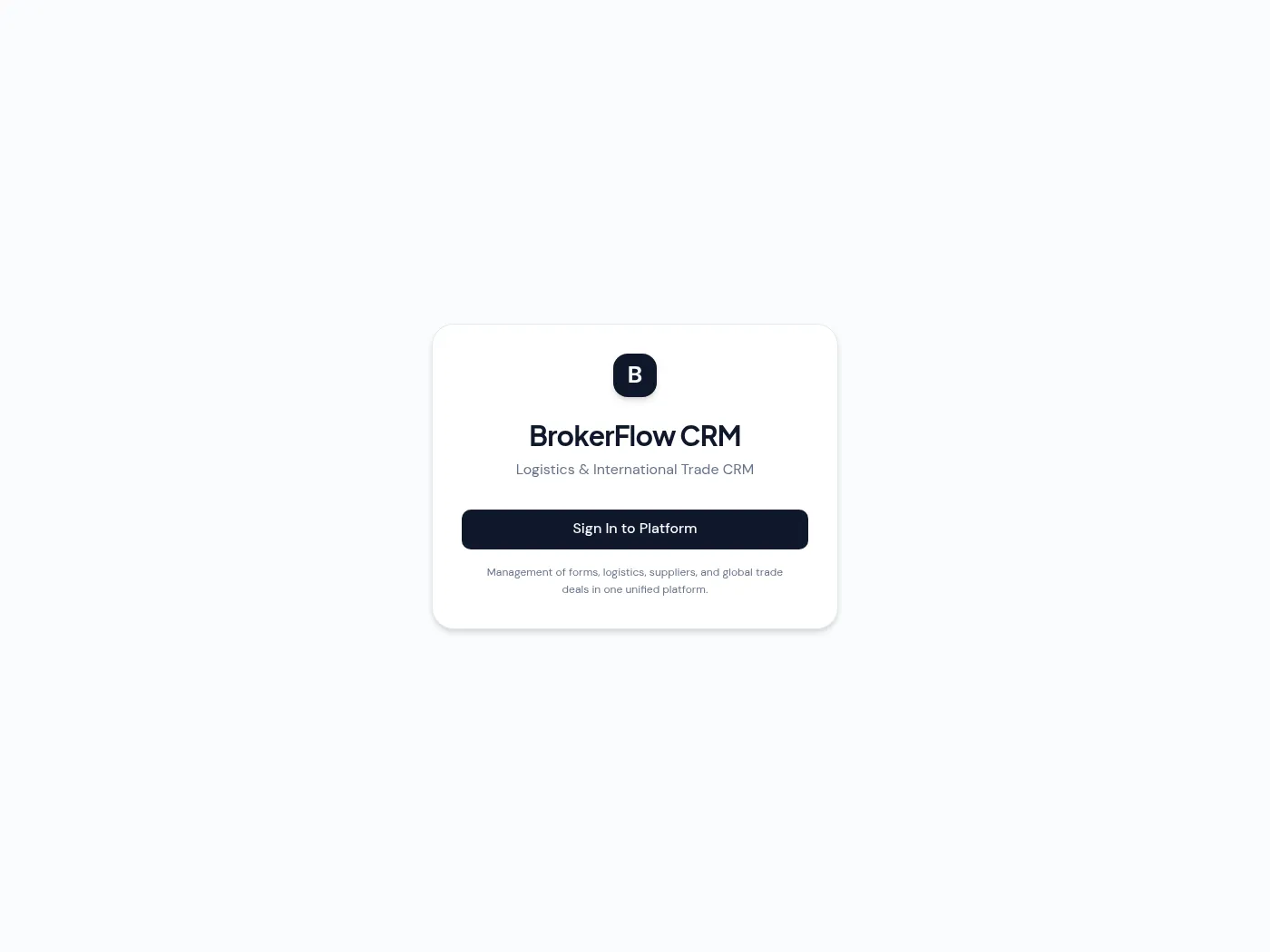 BrokerFlow CRM