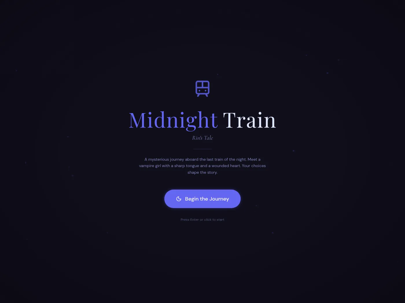 Midnight Train: Rin’s Tale