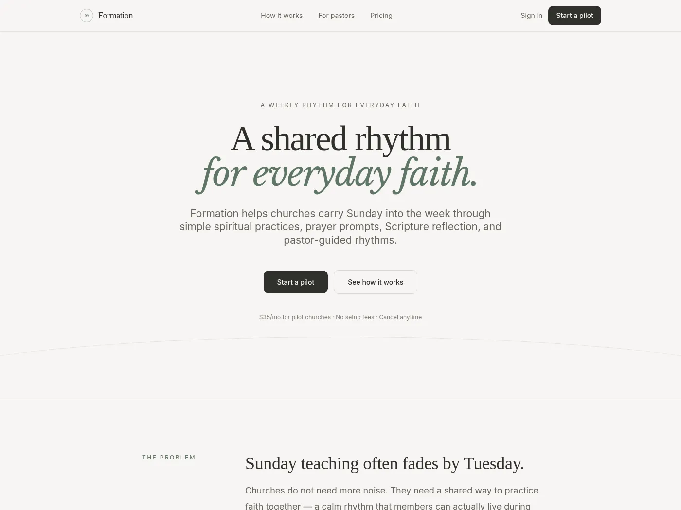 Formation Rhythm Platform