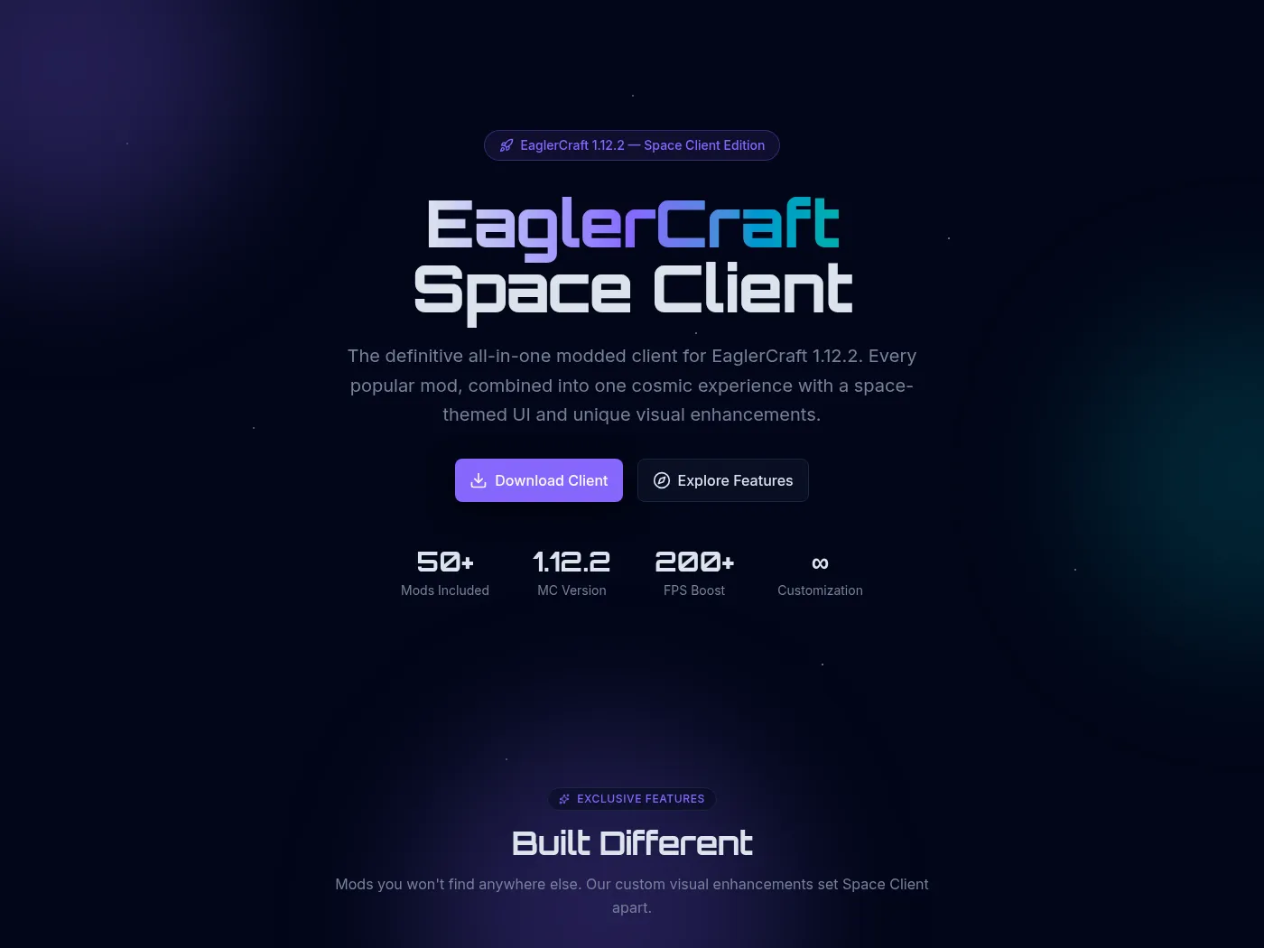 EaglerCraft Space Client