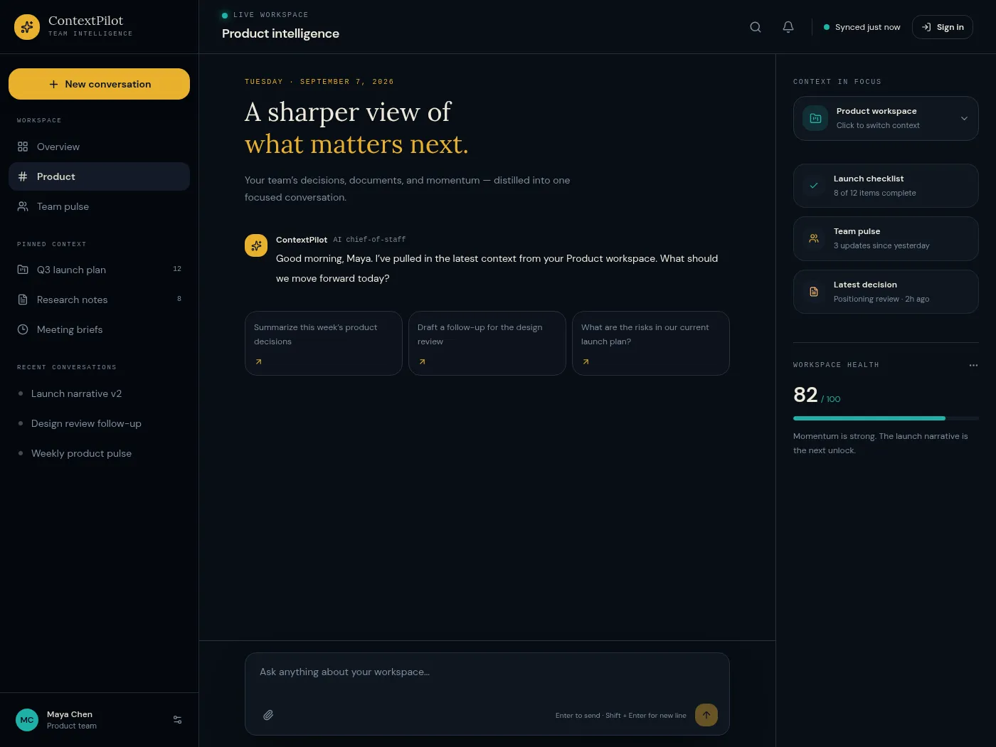 ContextPilot AI Assistant