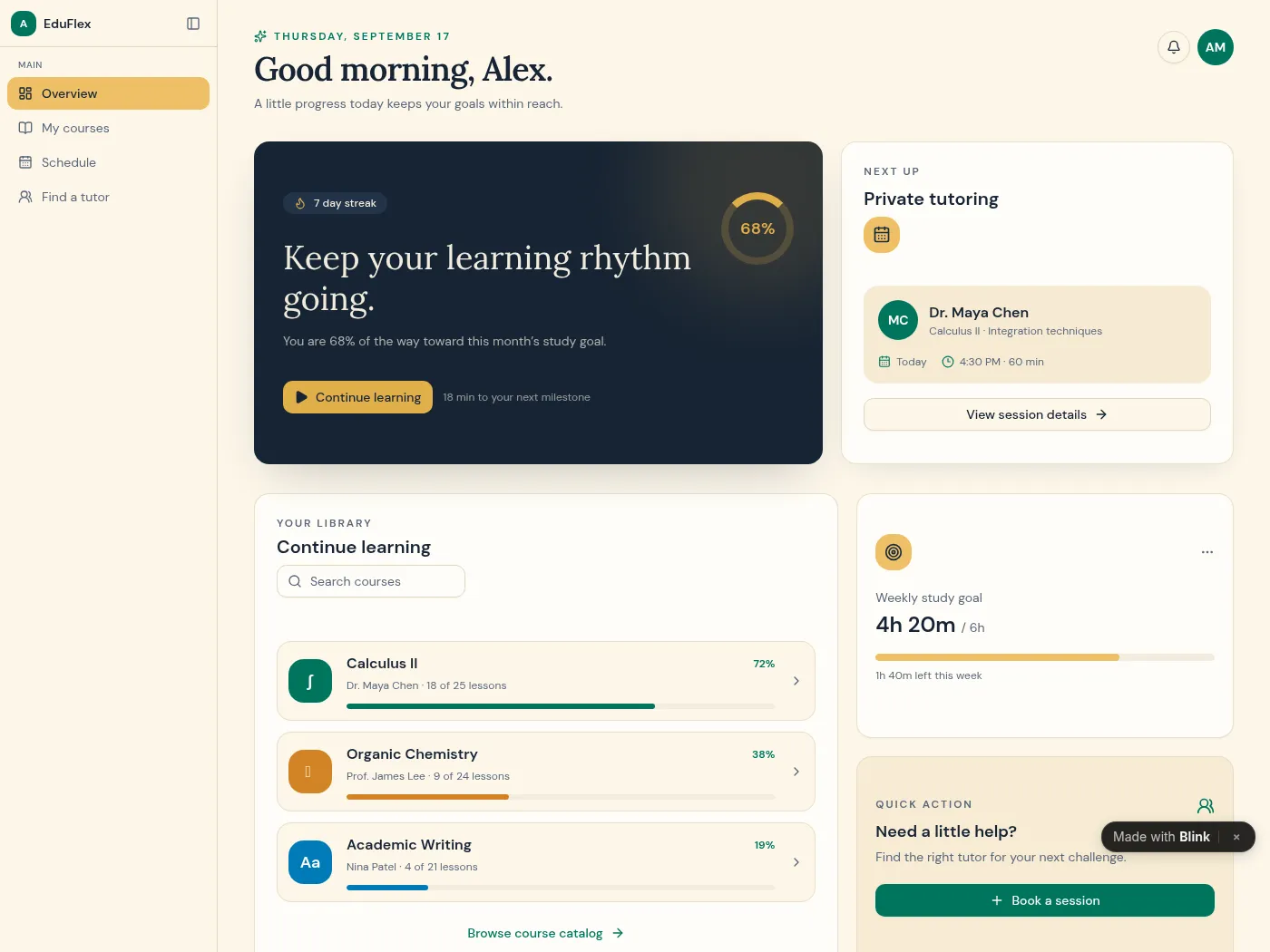 EduFlex Learning Hub