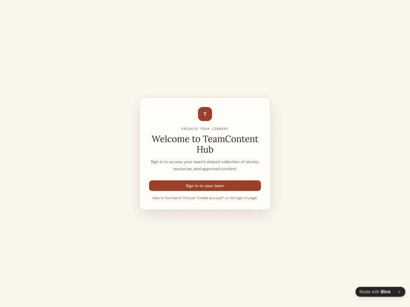 TeamContent Hub