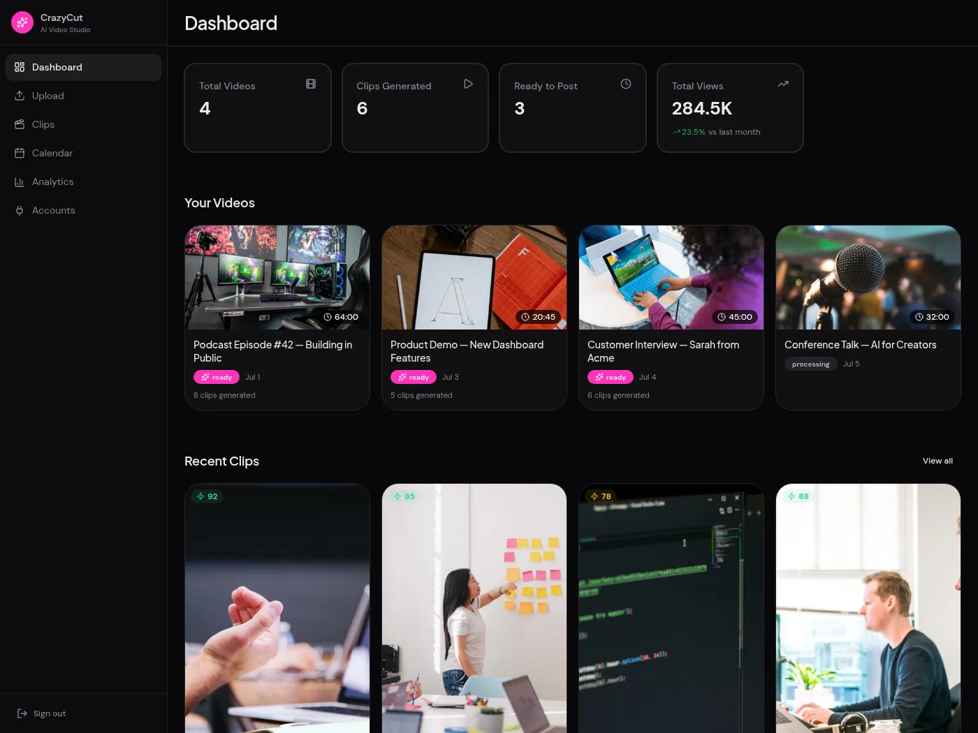 CrazyCut Viral Video Tool