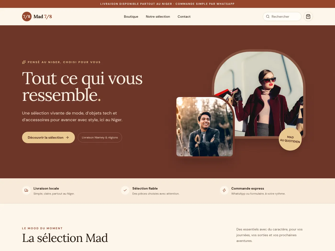 Mad 7/8 E-Commerce Shop