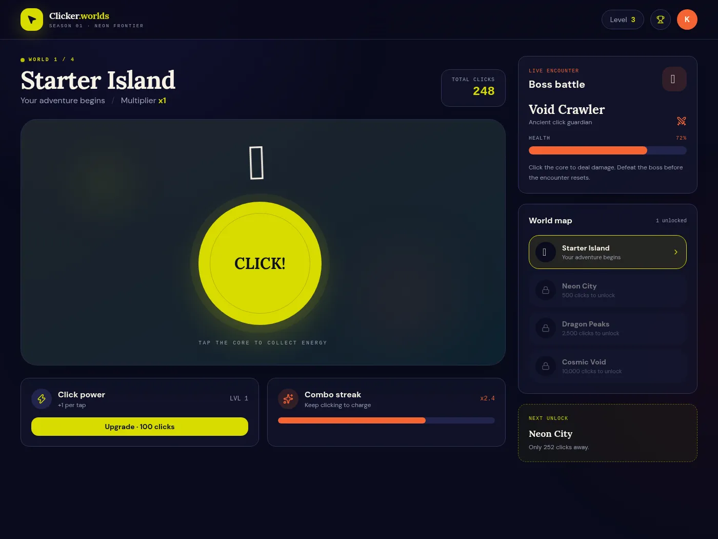 Clicker Simulator Worlds