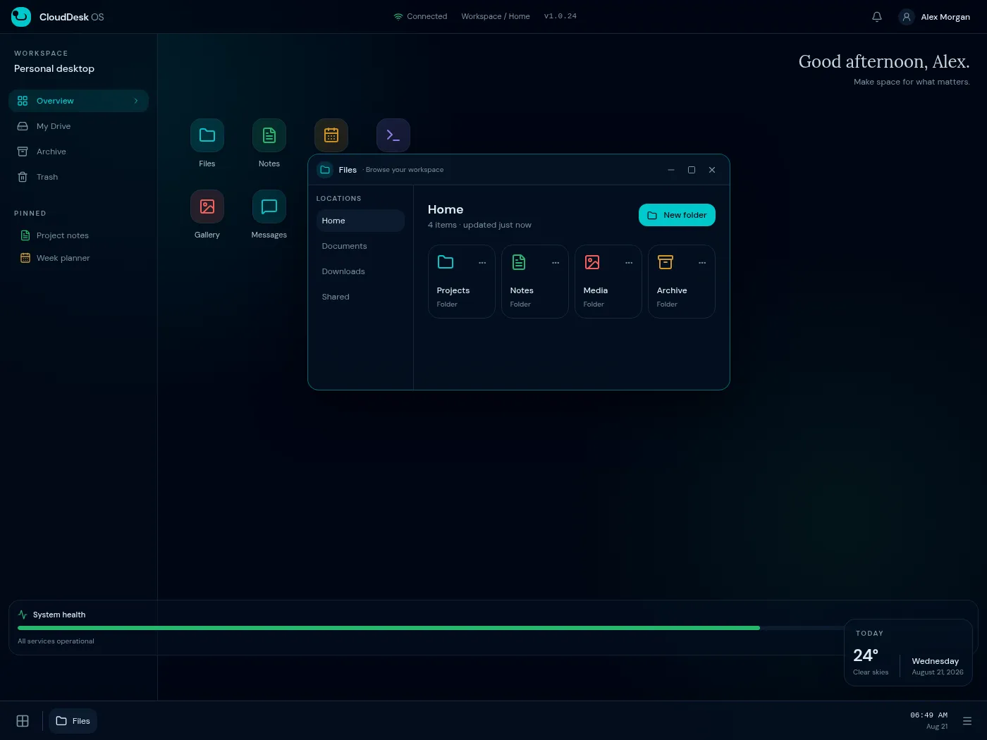 CloudDesk OS