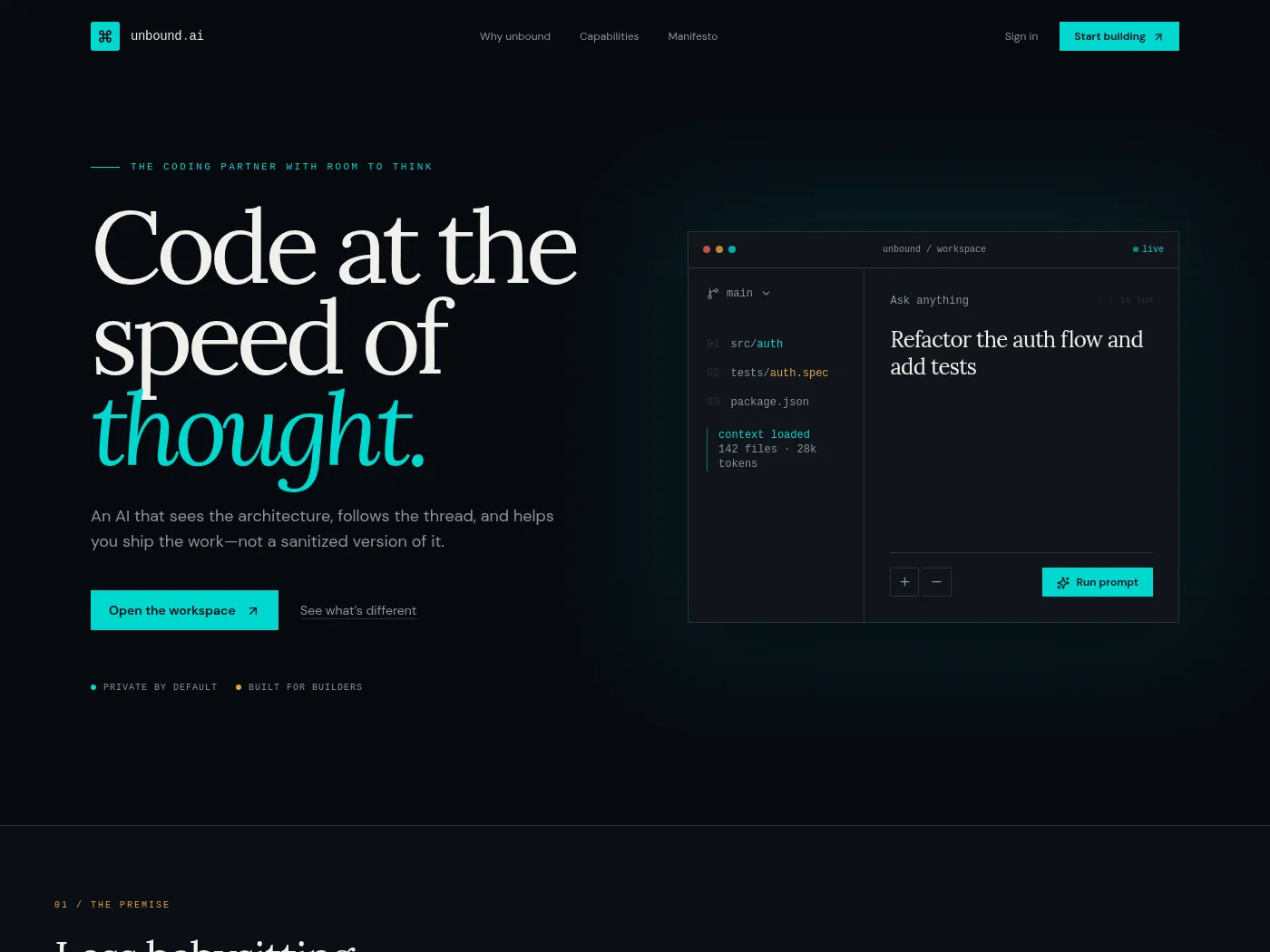 Unrestricted Code AI Site