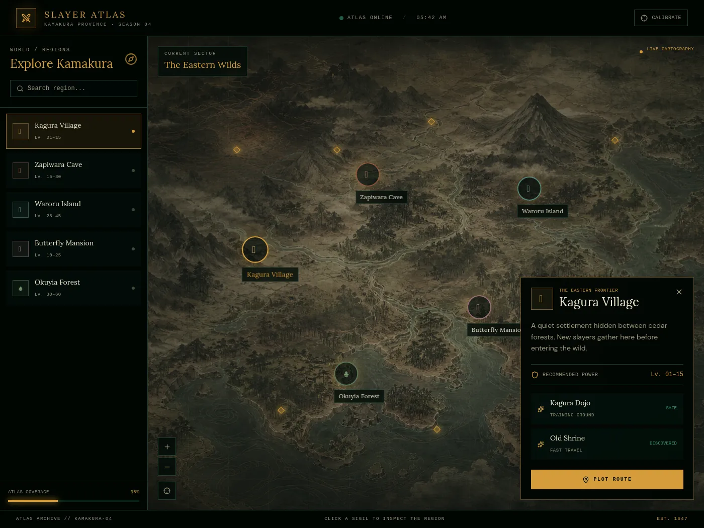 Project Slayer World Map
