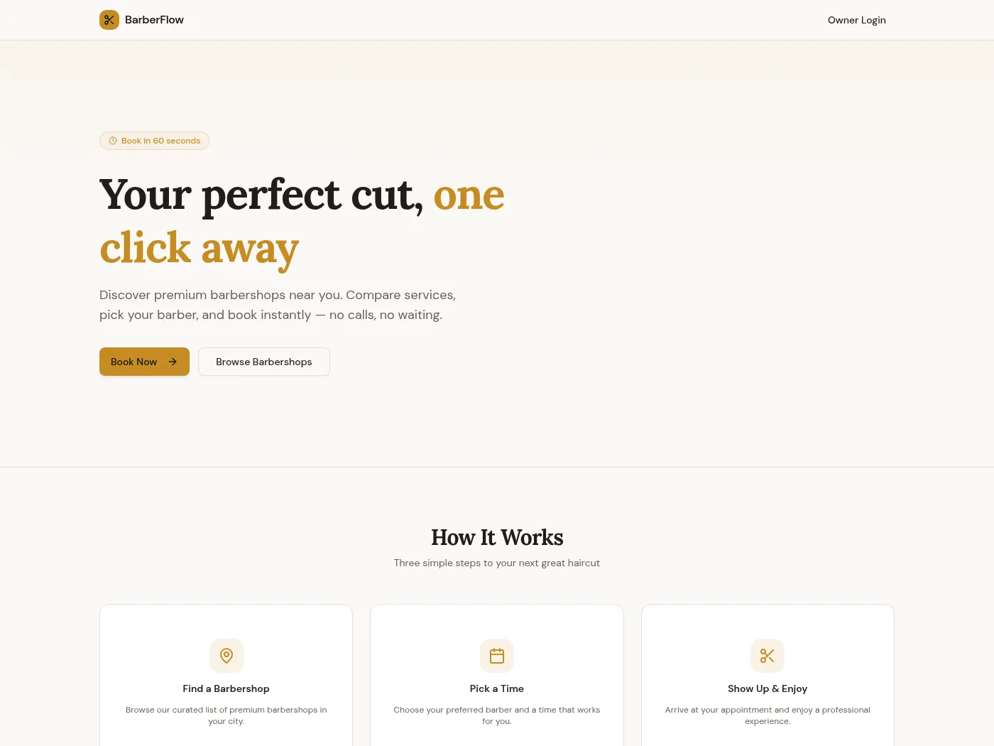 BarberFlow SaaS Platform