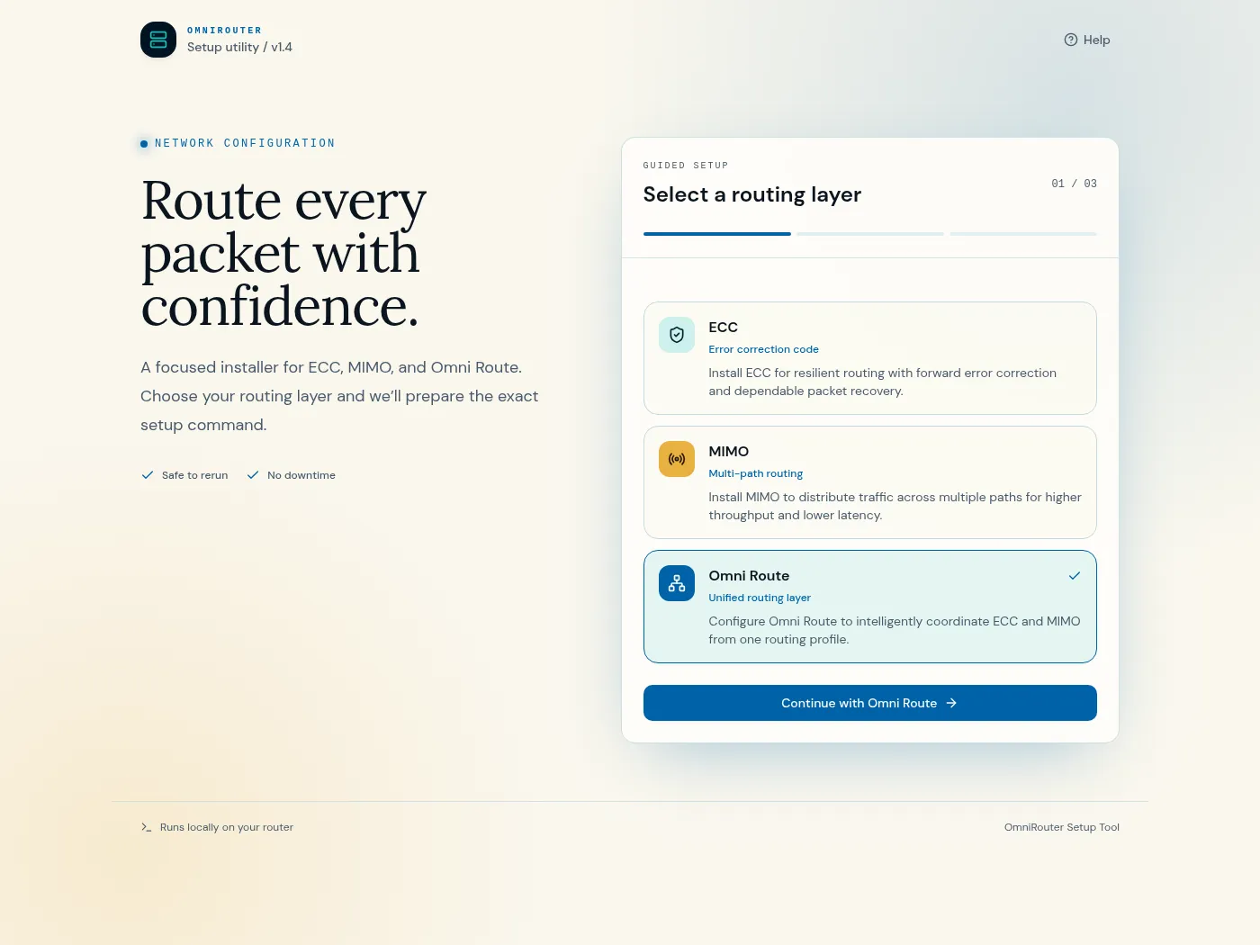 OmniRouter Setup Tool