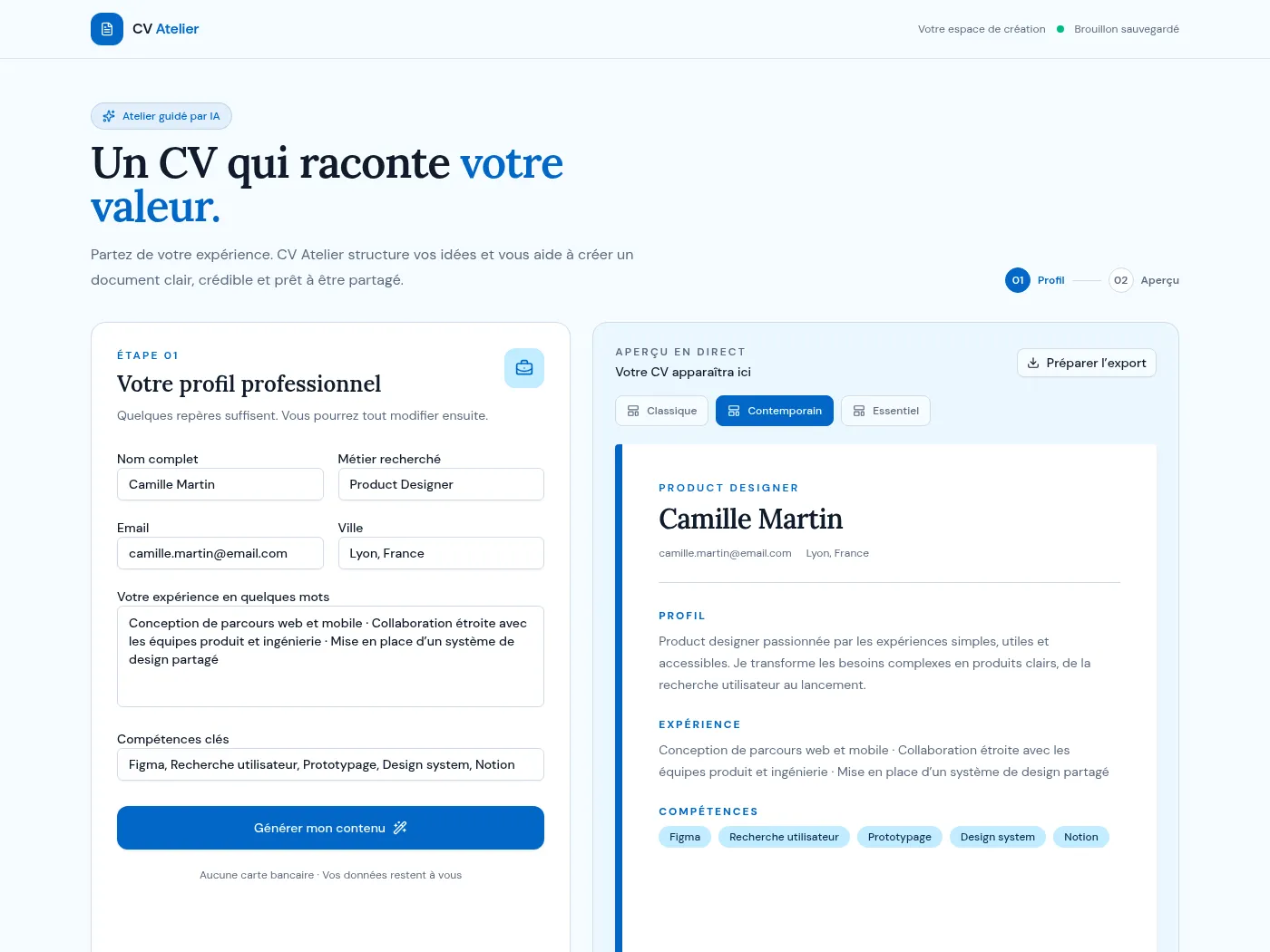 AI CV Builder