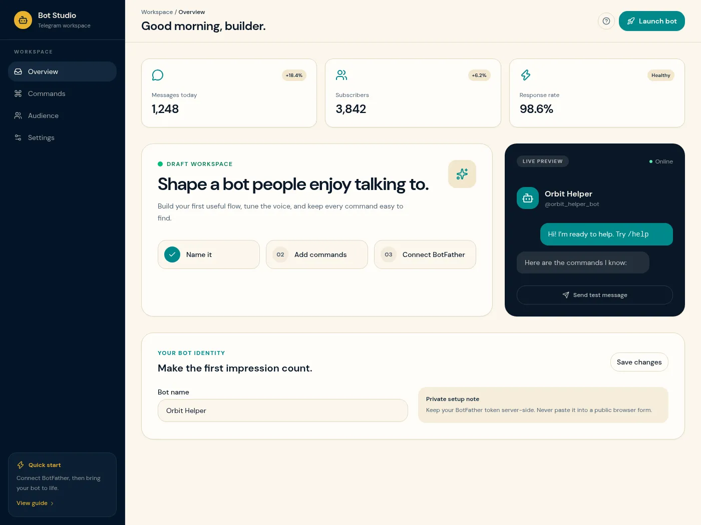 Telegram Bot Builder