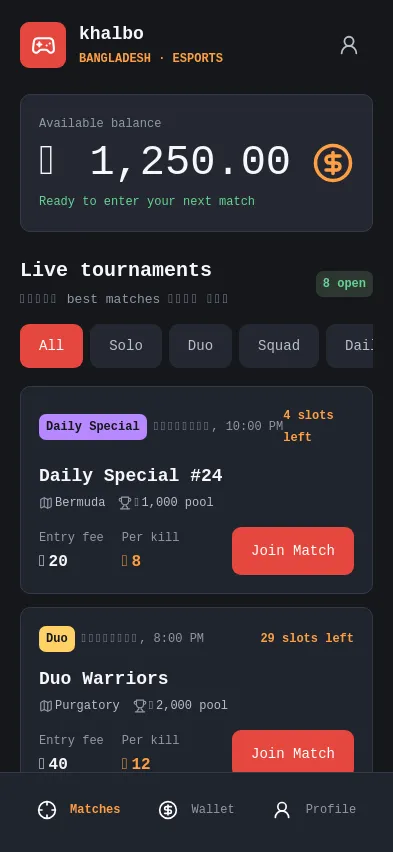 Khalbo Esports Bangladesh