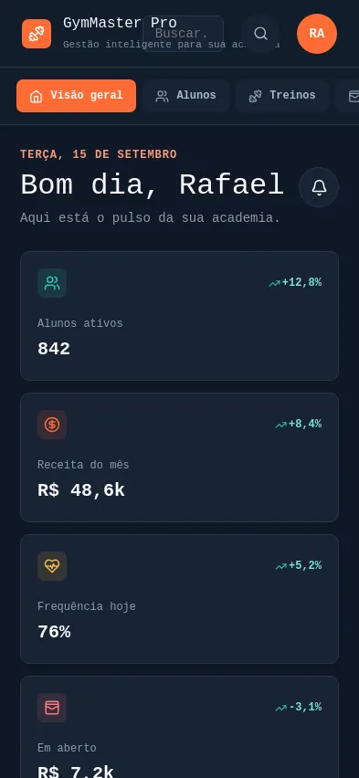 GymMaster Pro App