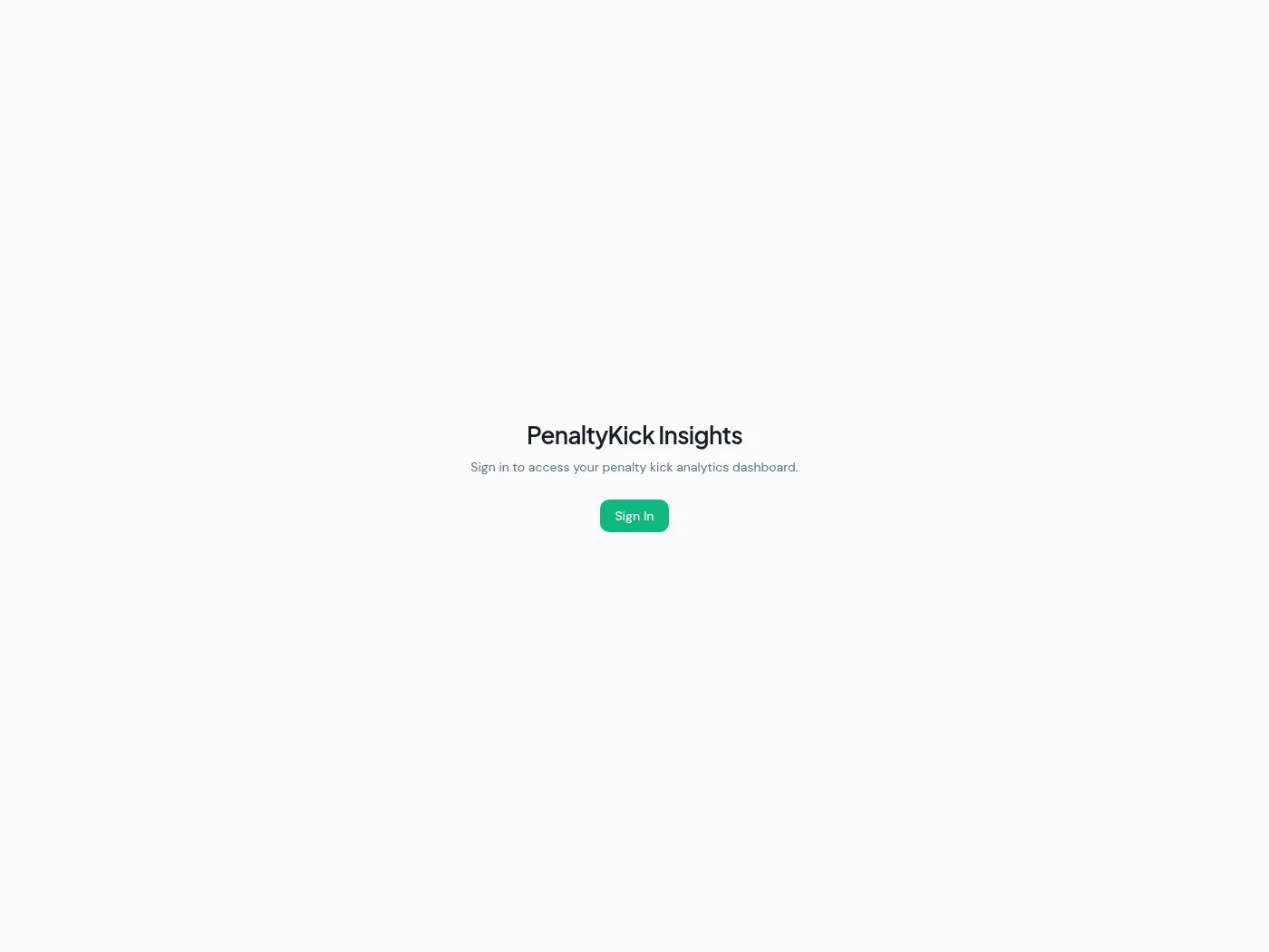 PenaltyKick Insights