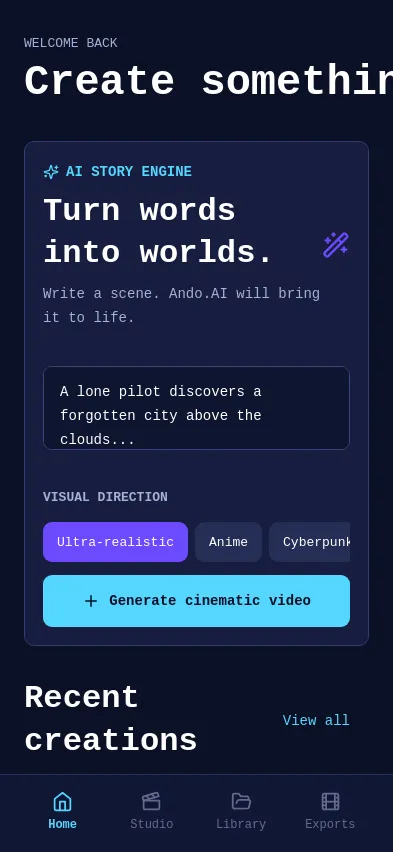 Ando.AI Anime Creator