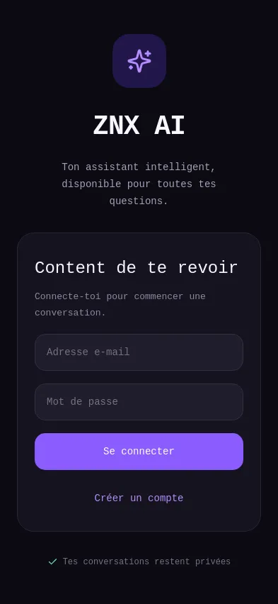 ZNX AI Mobile Assistant