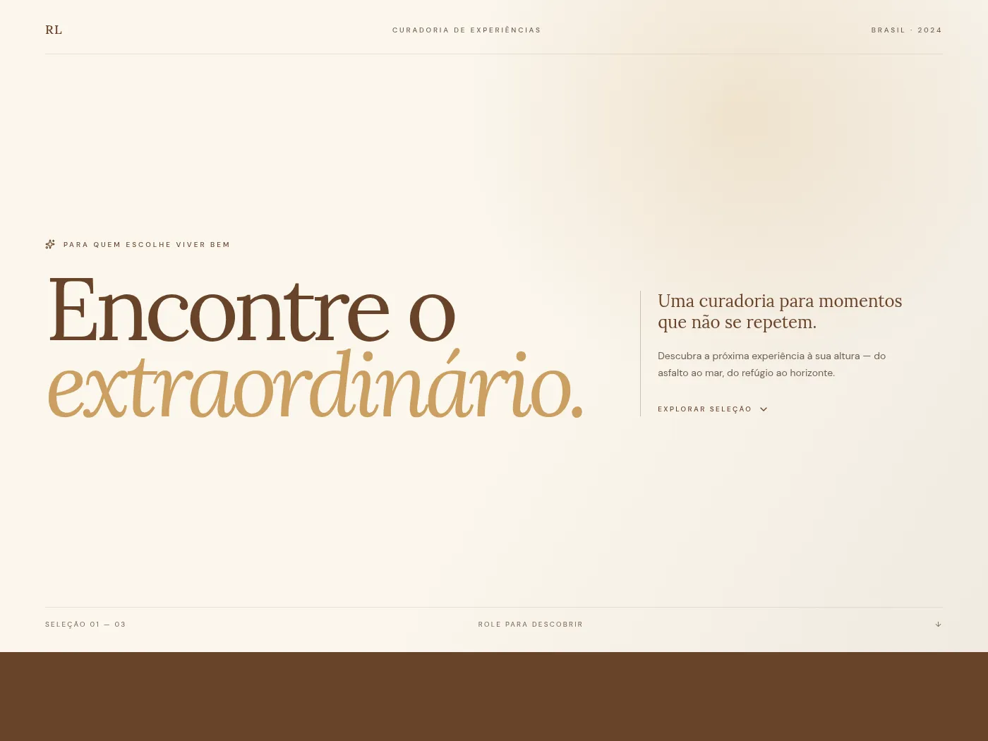 Luxury Choice Landing Page