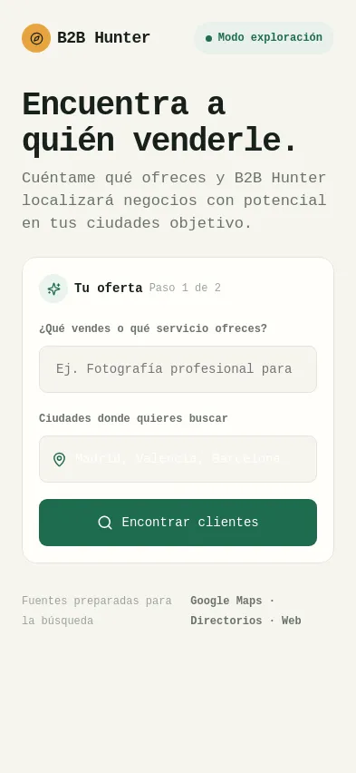 B2B Hunter App