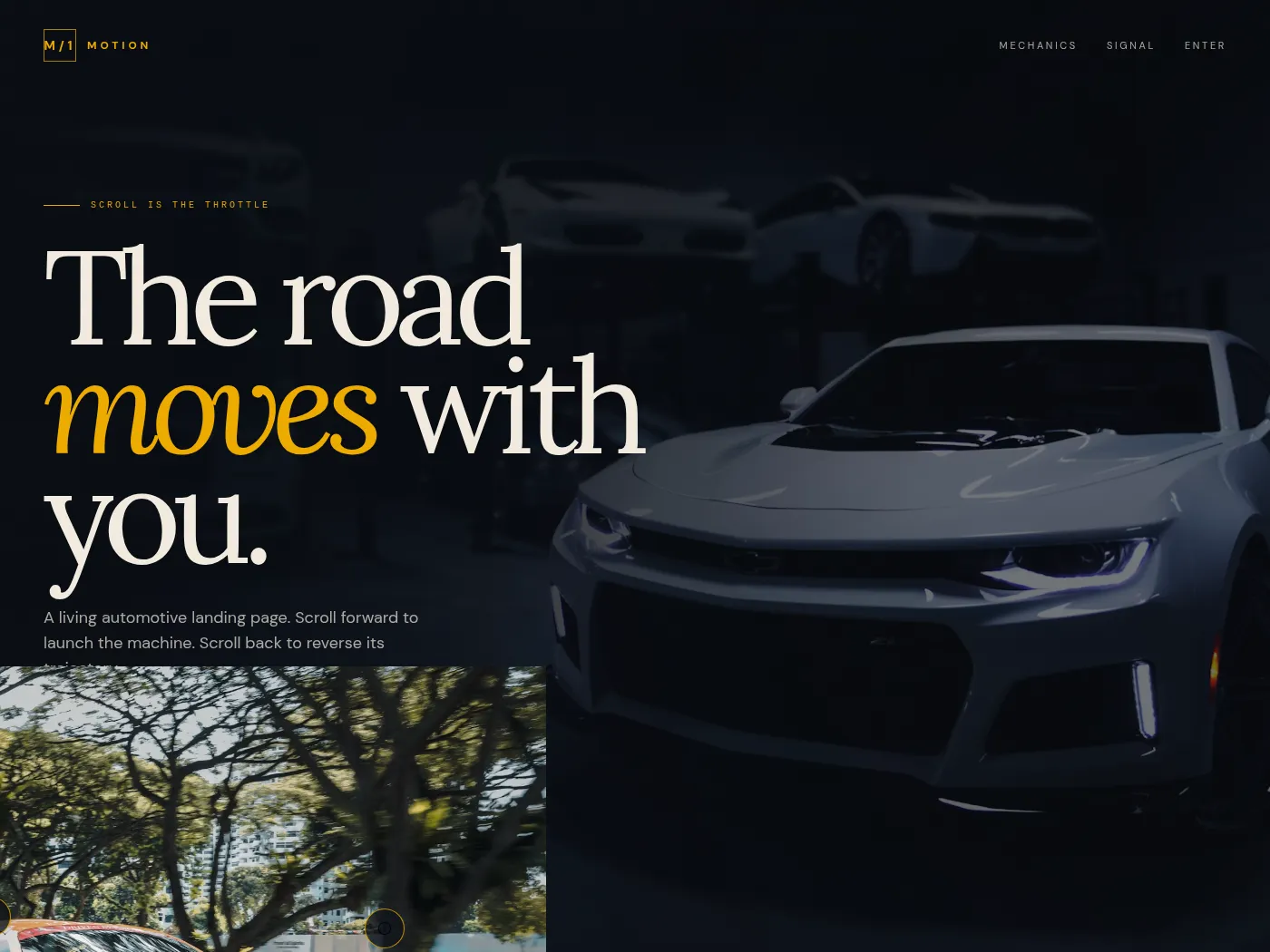 Animated Car Landing