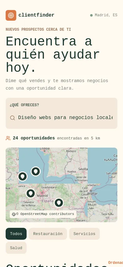ClientFinder Proposals