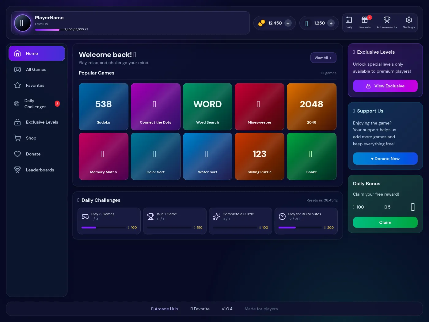 Roblox Inspired UI Kit