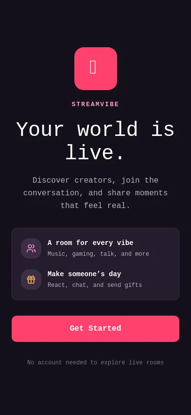 StreamVibe Live